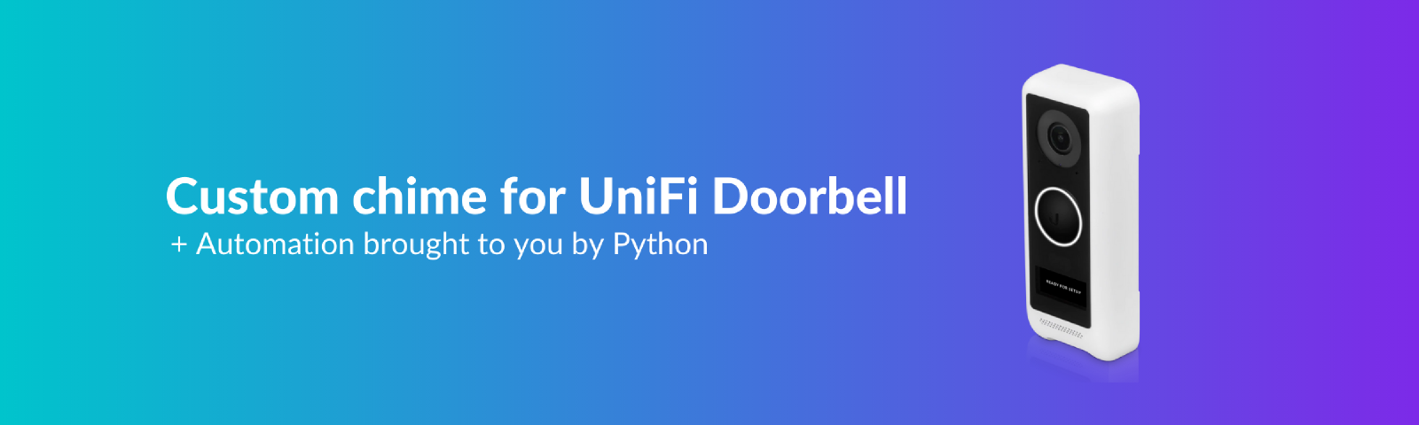 UniFi Doorbell G4 Custom Chime unifi-doorbell-g4-custom-chime